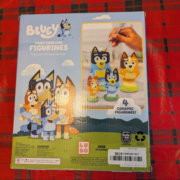 Bluey | Toys | Bluey Paint Your Own Figurines Set | Poshmark